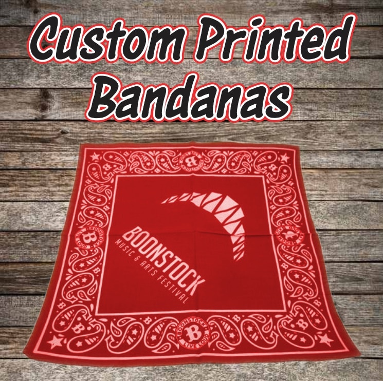Custom Printed Bandanas | Custom Logo Bandanas | Bandananas