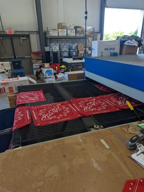 Custom Bandanas | Custom Bandana With Company Logo
